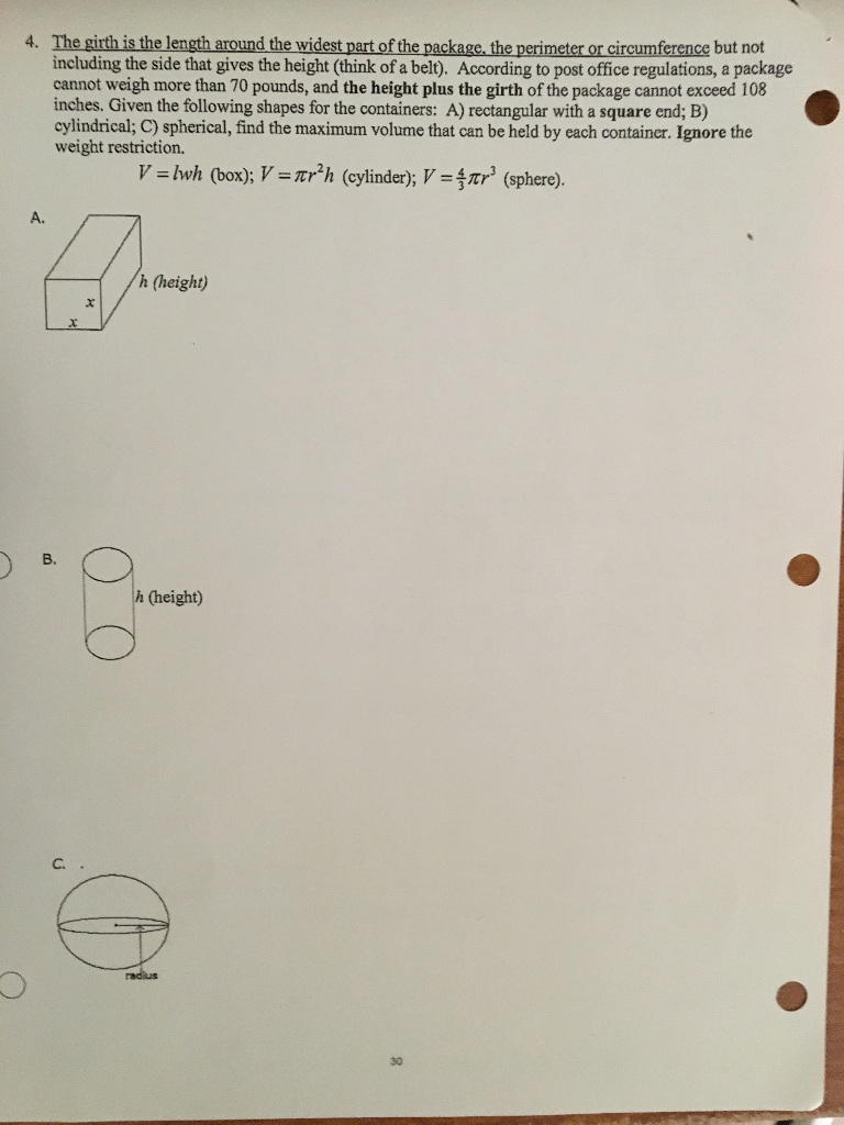 Solved Name Optimization #5 (4pages) More practice from | Chegg.com