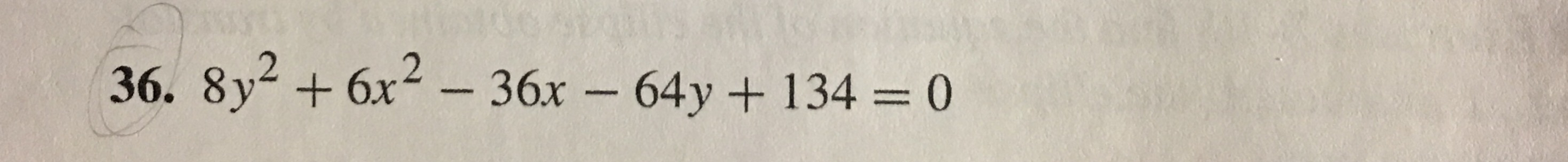 Solved Write the following conics in standard form and | Chegg.com