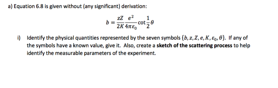 Solved Equation is given without (any significant) | Chegg.com