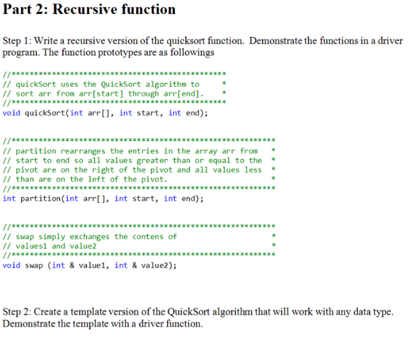 Solved Please Complete in C++ with a output screenshot! | Chegg.com