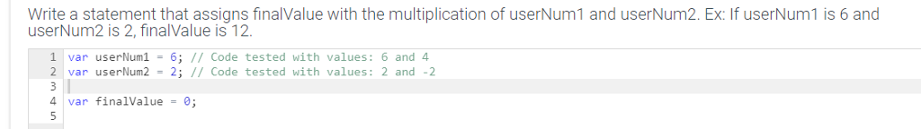 Solved javascript node.js Write a statement that assigns | Chegg.com