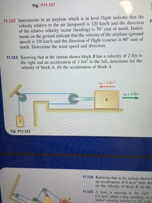 Solved Instruments in an airplane which is in level flight | Chegg.com