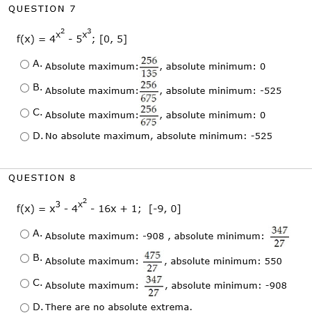 Solved Calculus 1 Week 5 | Chegg.com