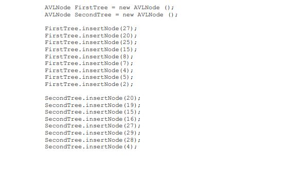 Solved In Java, design and implement an AVL self balanced | Chegg.com