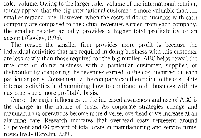 Solved ABC Customer service, the outcome of the logistics | Chegg.com