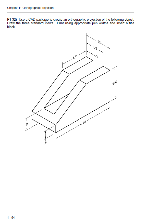 Solved P1 32 Use A CAD Package To Create An Orthographic Chegg solved-p1-32-use-a-cad-package-to-create-an-orthographic-chegg