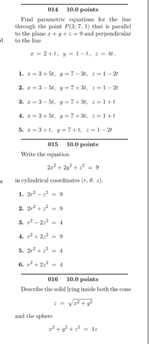 Solved 011 10.0 point:s 1 to the xy-plane b is a vector | Chegg.com