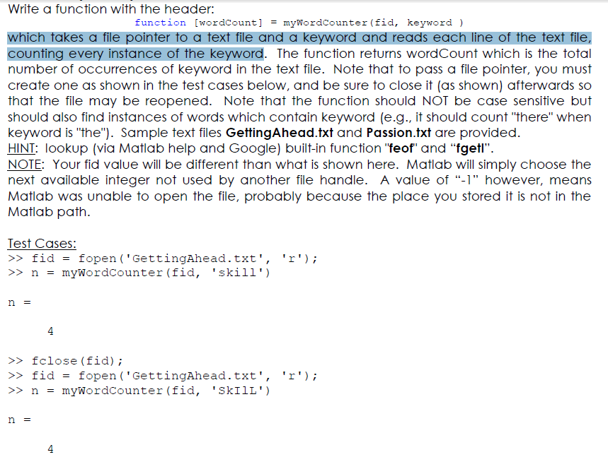 Solved Write a function with the header: function | Chegg.com
