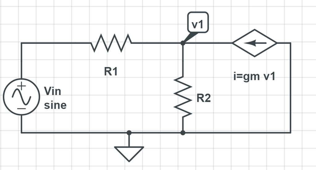 Solved What is the resistance (in kOhm) seen by the voltage | Chegg.com