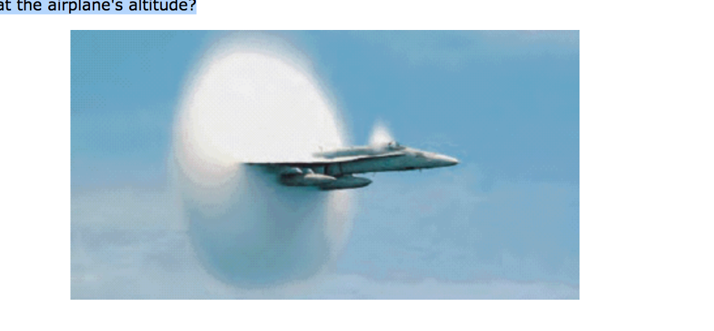 Solved The shock wave off the cockpit of the FA 18 in figure | Chegg.com