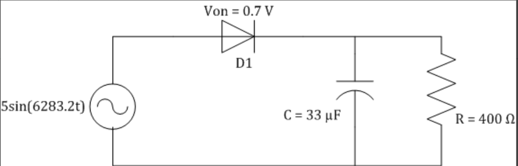 Solved Find the dc output voltage, output current, ripple | Chegg.com
