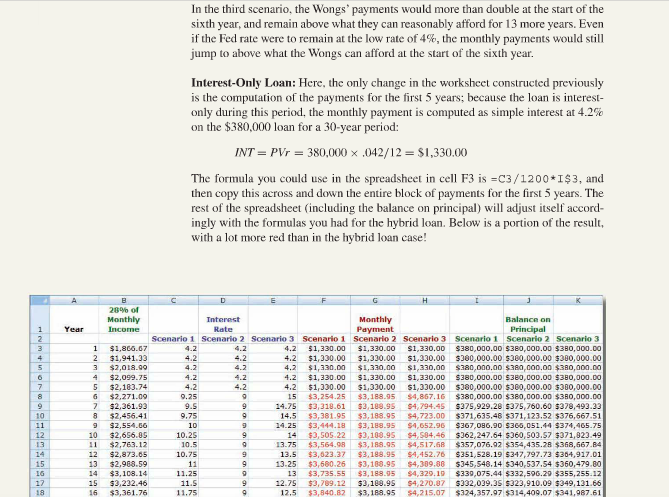 Solved I do not have the actual excel, this images come from | Chegg.com