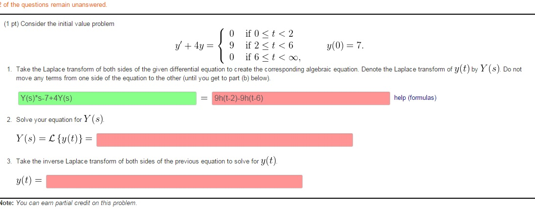 Solved Consider the initial value problem 1. Take the | Chegg.com