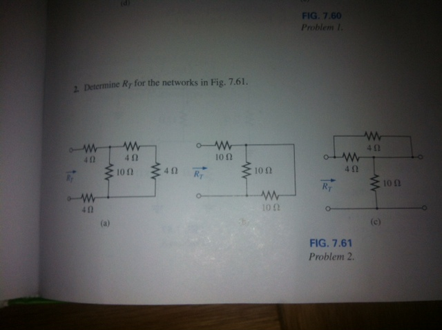 Solved Determine RT for the networks in Fig. 7.61. FIG. | Chegg.com
