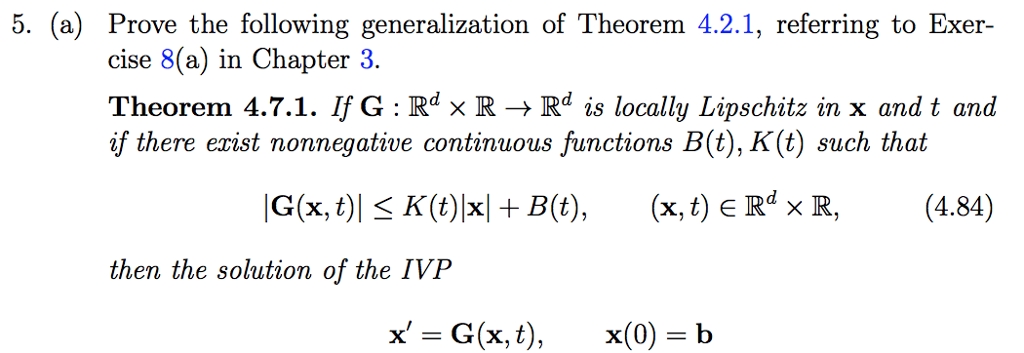 Solved 5. (a) Prove the following generalization of Theorem | Chegg.com