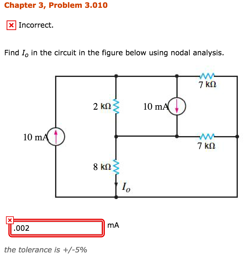 Solved Find I_o in the circuit in the figure below using | Chegg.com