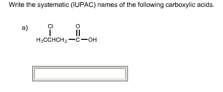 Solved Write the systematic (IUPAC) names of the following | Chegg.com