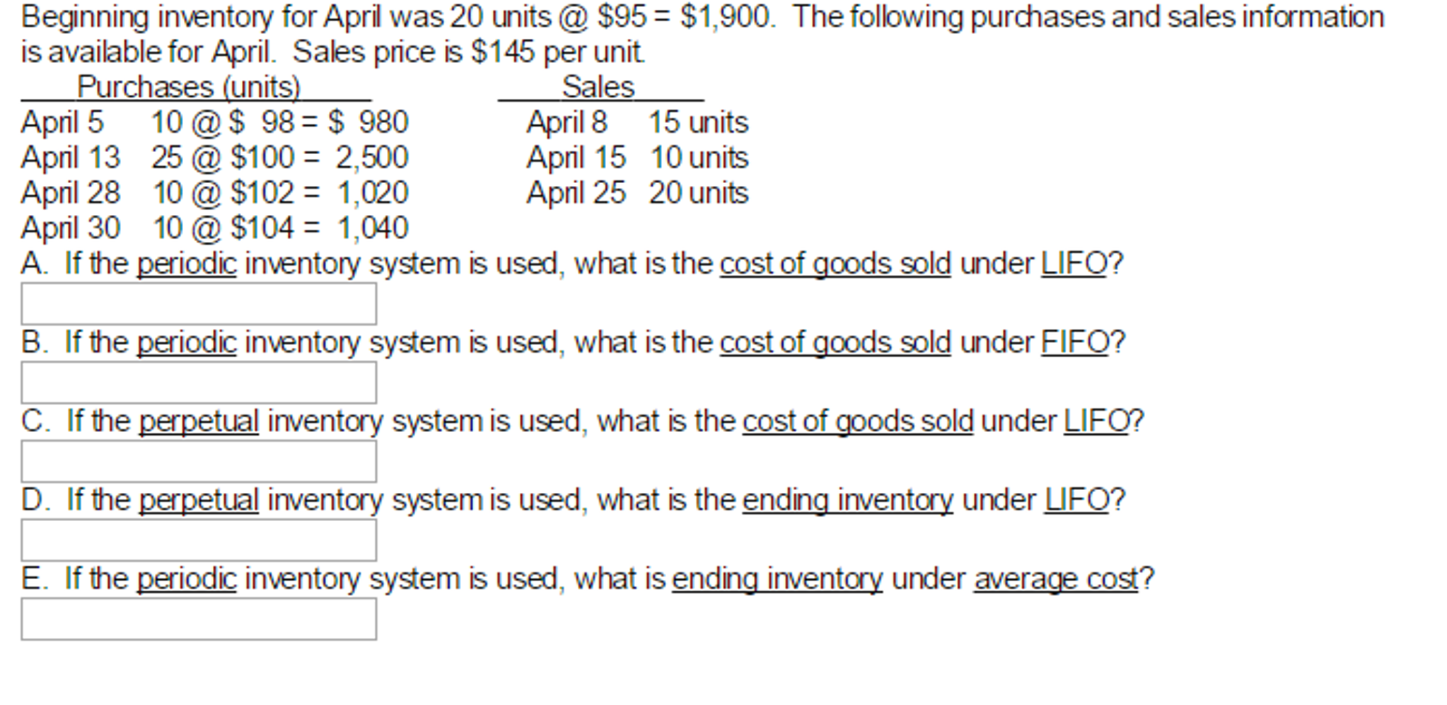 Solved Requirement ? Please show your calculate work | Chegg.com