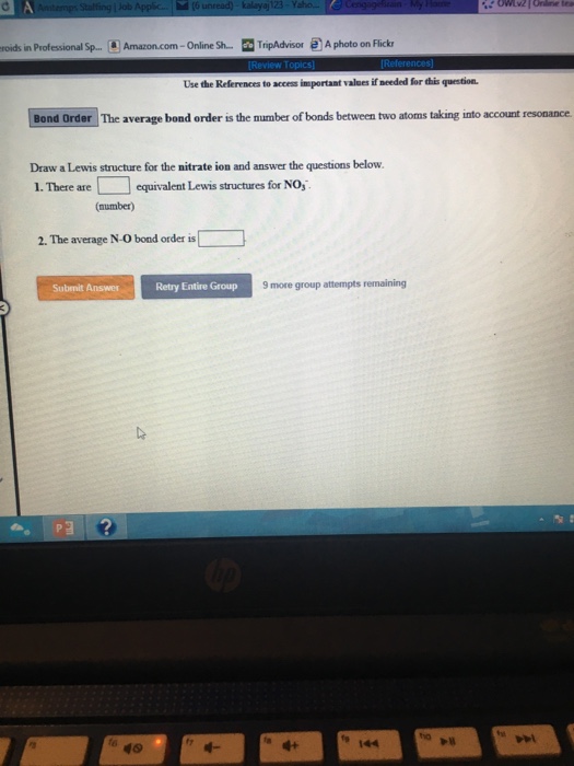 Solved Draw a lewise structure for the mitrate ions and | Chegg.com