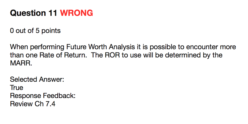 Solved When Performing Future Worth Analysis It Is Possible Chegg