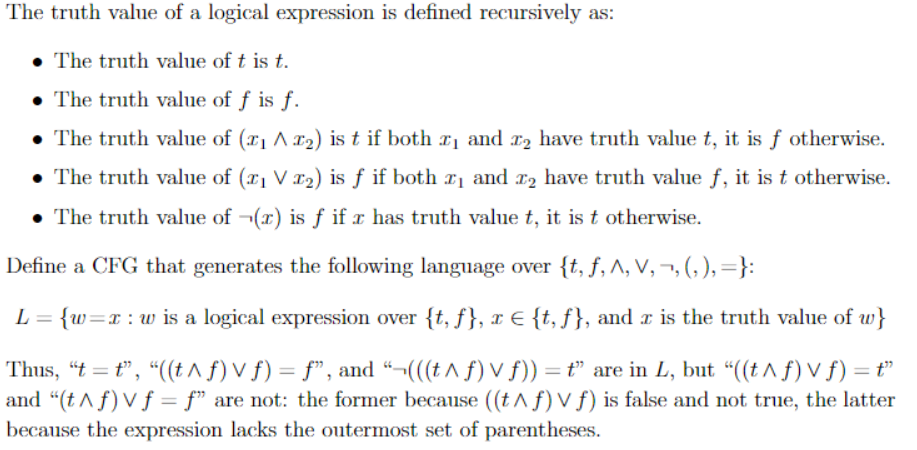 Solved The truth value of a logical expression is defined | Chegg.com