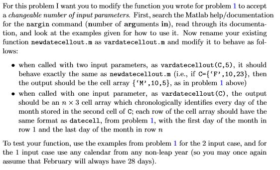 For this problem I want you to modify the function | Chegg.com