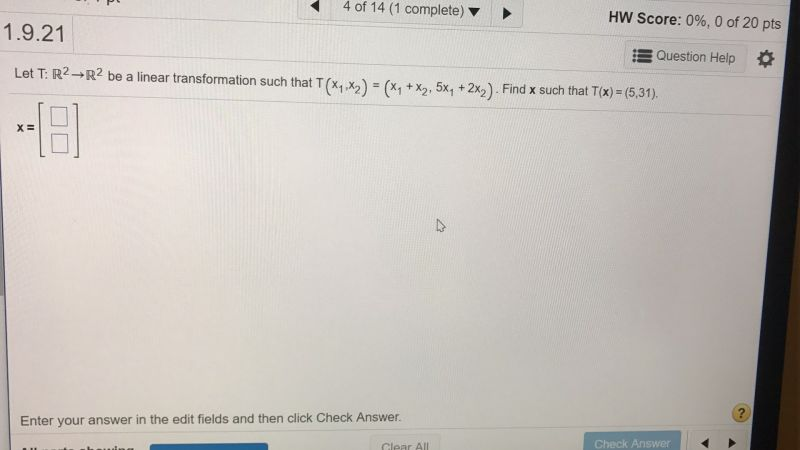 Solved Let T: R2 rightarrow R^2 be a linear transformation | Chegg.com