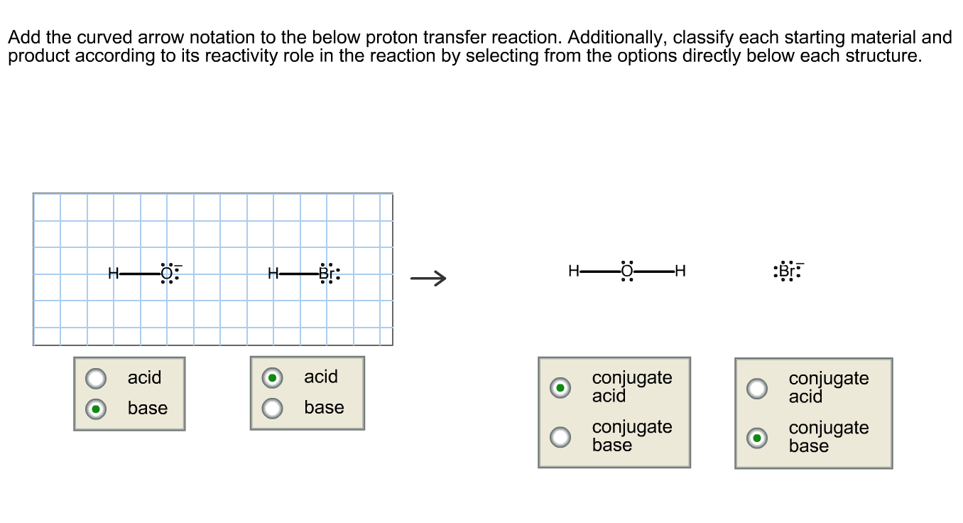 Solved Add the curved arrow notation to the below proton | Chegg.com