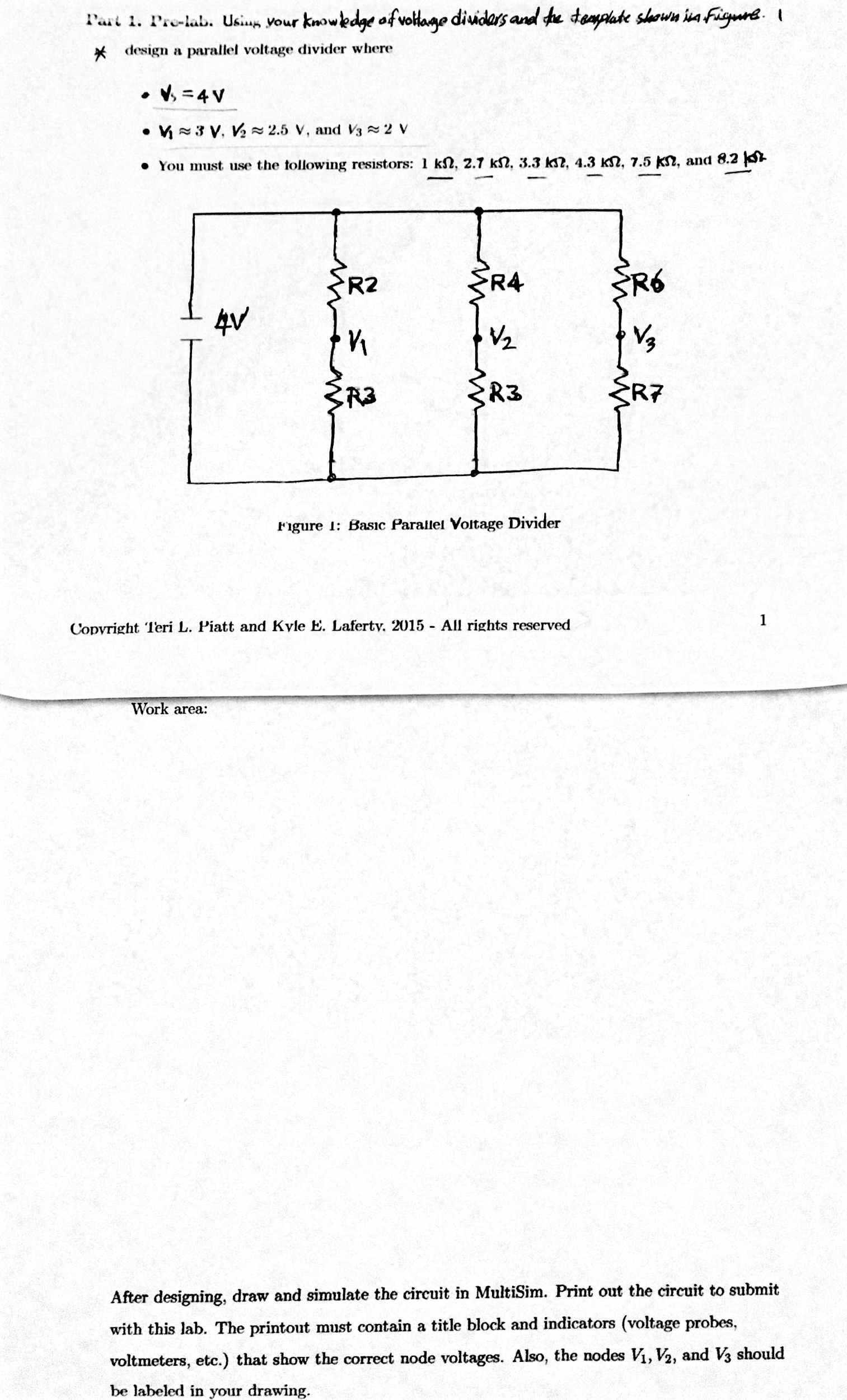 Solved Using your knowledge of voltage dividers and the | Chegg.com