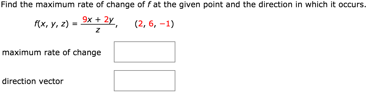 Solved Find the maximum rate of change of fat the given | Chegg.com