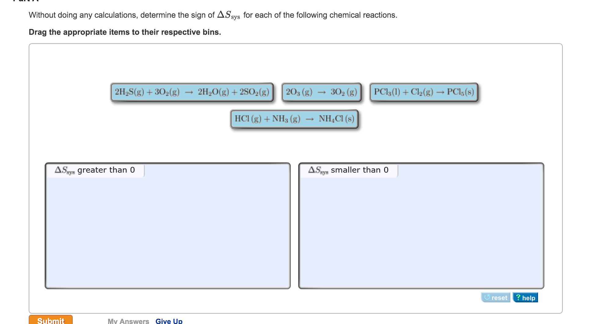 Solved Without doing any calculations, determine the sign of | Chegg.com