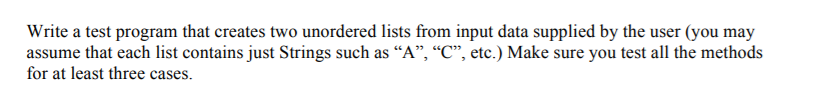 Solved Exercise 2: Design a class called ListUtility.java | Chegg.com