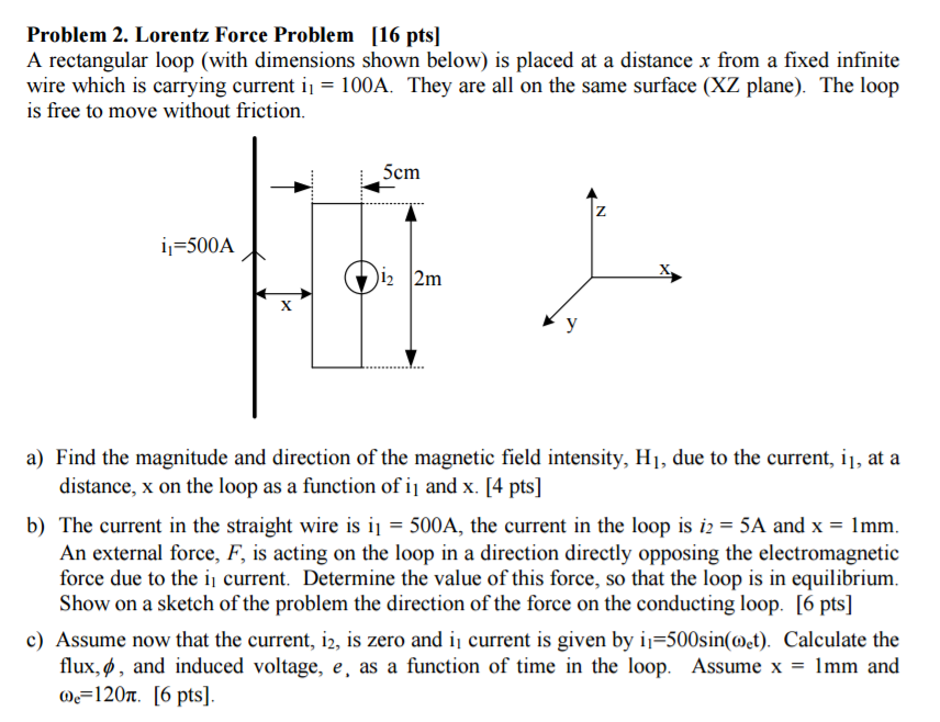 Solved A rectangular loop (with dimensions shown below) is | Chegg.com