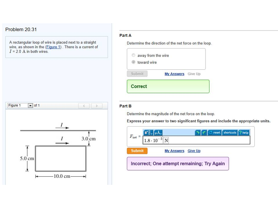 Solved A rectangular loop of wire is placed next to a | Chegg.com