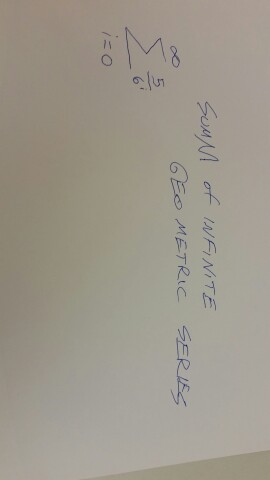 Solved Sum M of Infinite Geo Metric Series | Chegg.com