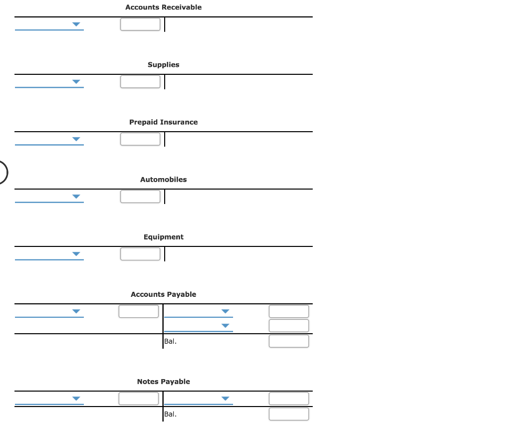 Solved Entries into T accounts and Trial Balance Connie | Chegg.com