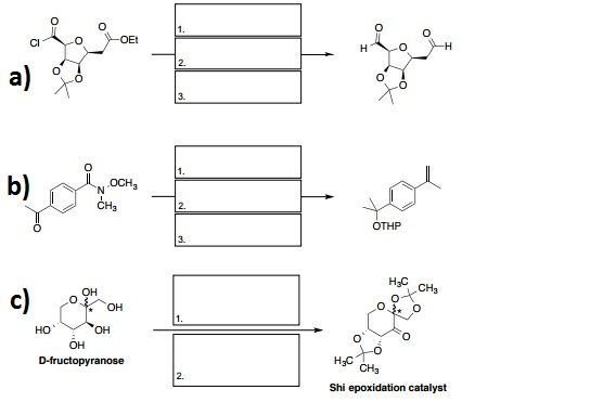 Solved OEt Cl al) 0 OCH3 CH3 OTHP H3C CH3 OH OH HO OH OH H3c | Chegg.com