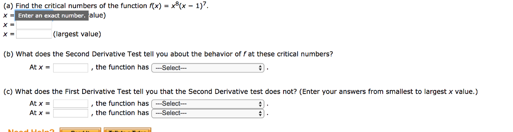 Solved Find the critical numbers of the function f(x) = | Chegg.com