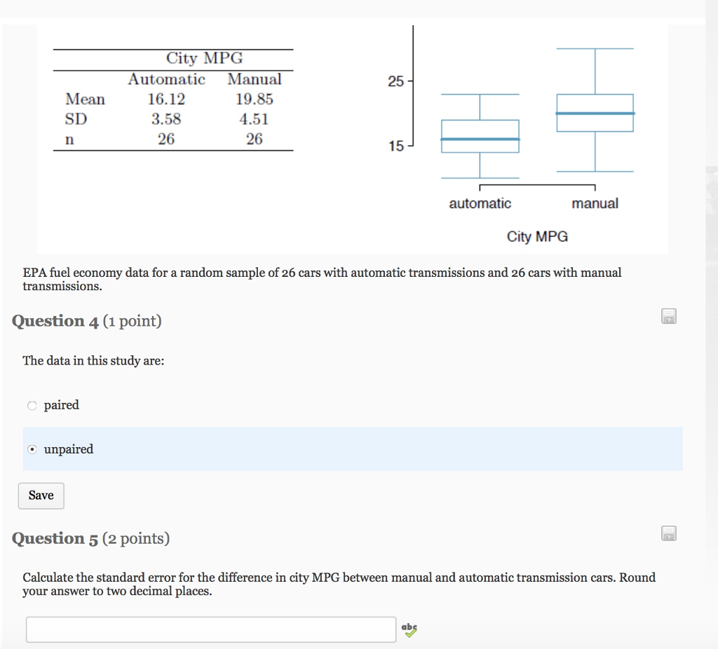 Solved Looking to calculate the standard error for this | Chegg.com