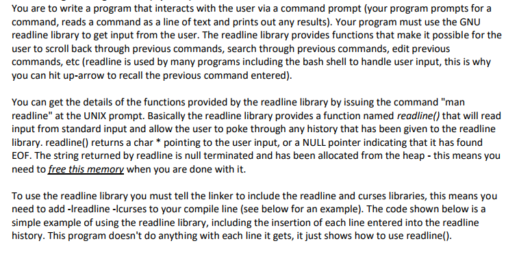 Solved You are to write a program that interacts with the | Chegg.com