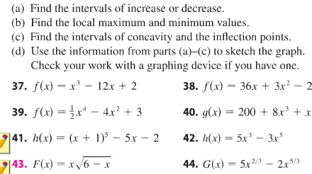 Solved (a) Find the intervals of increase or decrease. (b) | Chegg.com
