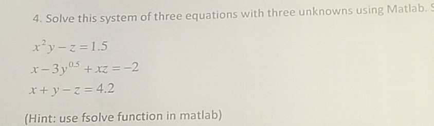 Solved I have to use Matlab for this problem. The script for | Chegg.com Solved I have to use Matlab for this problem. The script for | Chegg.com