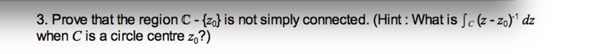 Solved complex analysis Question | Chegg.com