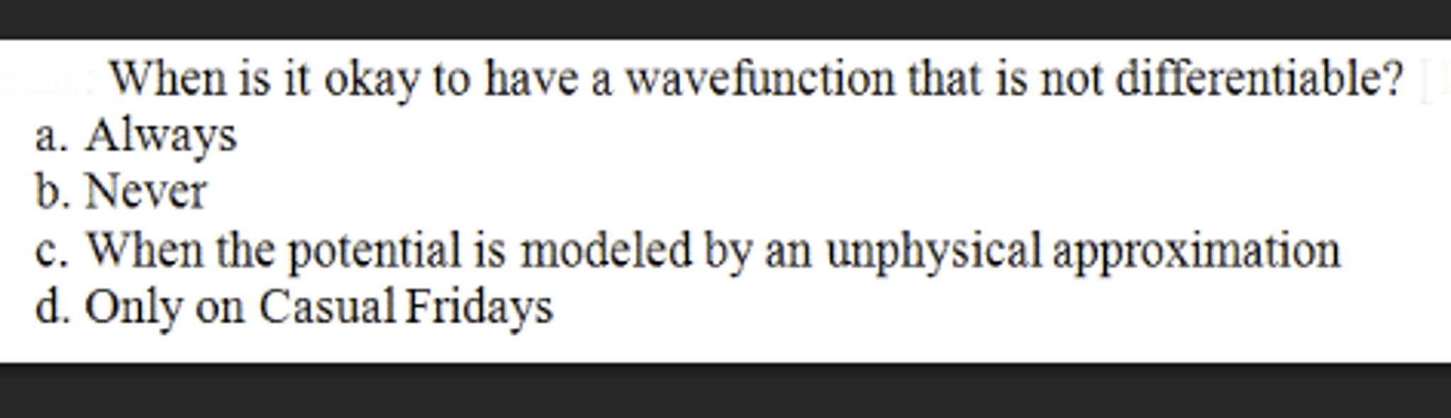 Solved If a quantity is quantized, that means: It can only | Chegg.com