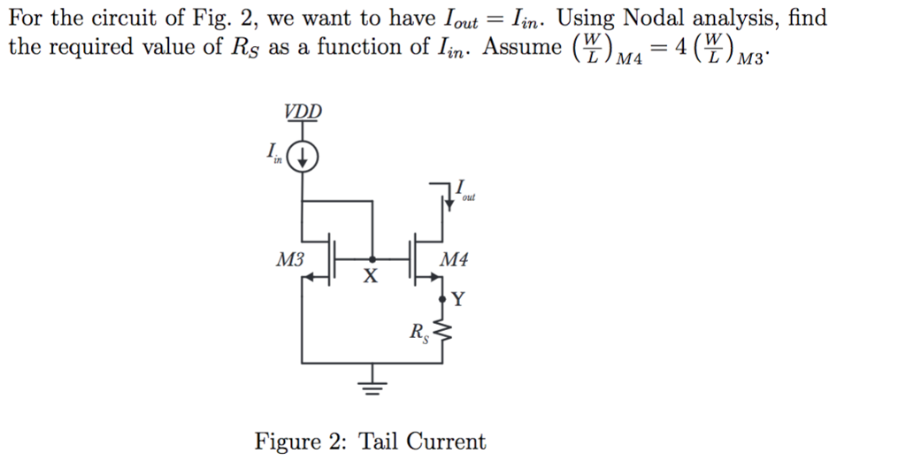 Solved Assume that all transistors are in saturation region | Chegg.com
