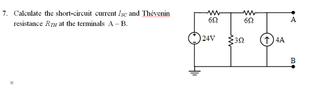 Solved 7. Calculate the short-circuit current Isc and | Chegg.com