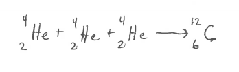 Solved: The Triple-alpha Fusion Process That Occurs In The... | Chegg.com