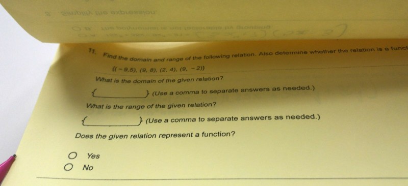 Solved 11 Find The Domain And Range Of The Following