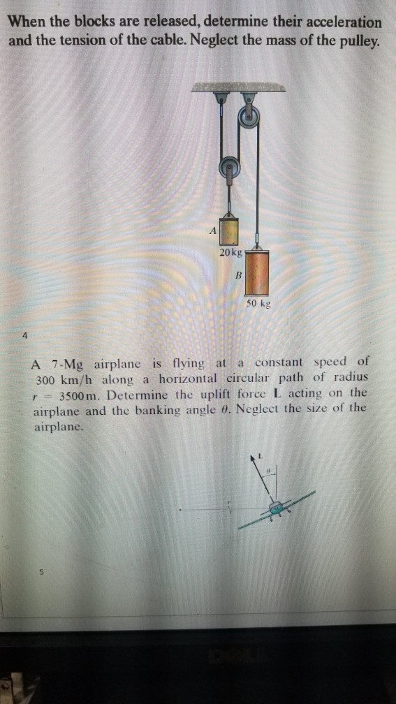 Solved When the blocks are released, determine their | Chegg.com