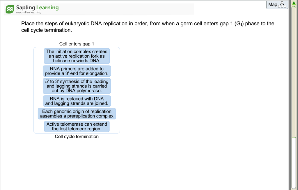 Solved: Map T Sapling Learning Macmillan Learning Place Th... | Chegg.com